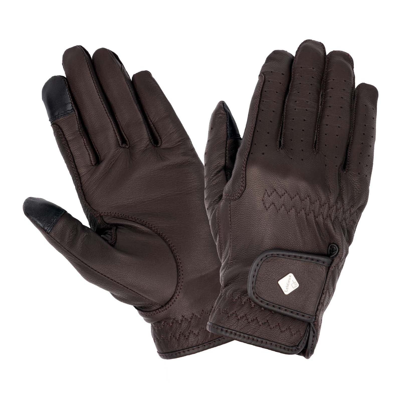 Pro Touch Classic Leather Glove Brown XS – horze