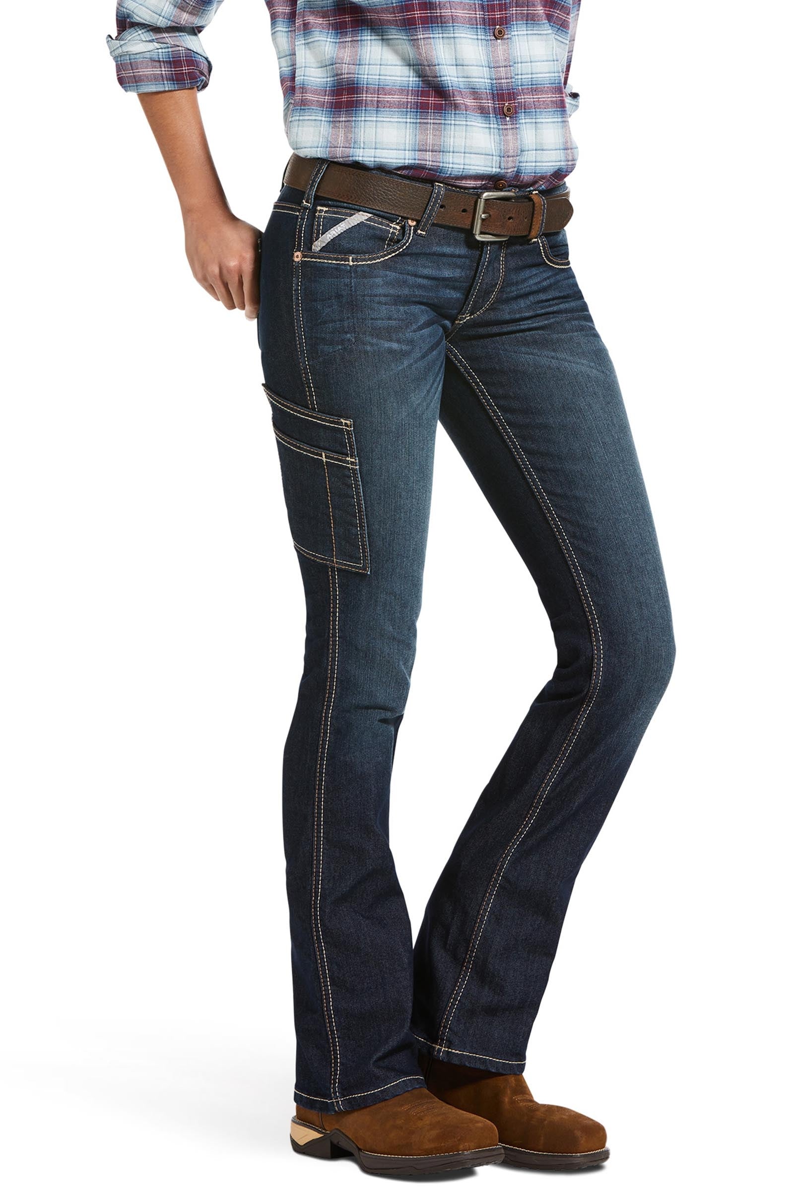 Women's Rebar MR DuraStretch Riveter Boot Cut Jean Hallow 6 Long – horze