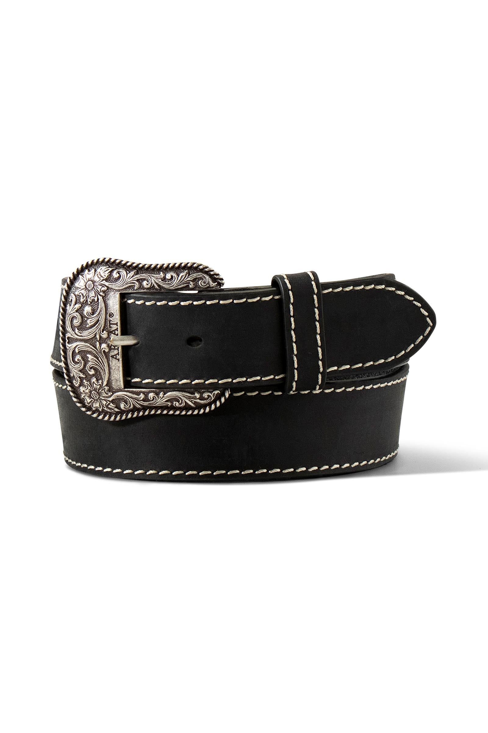 Accent Stitch Women's Belt Black S – horze