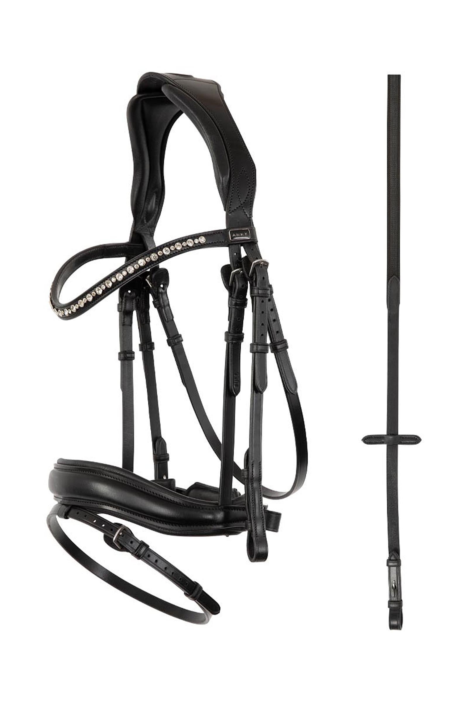 ANKY Comfort Line Bridle With Pull Back Black F – horze